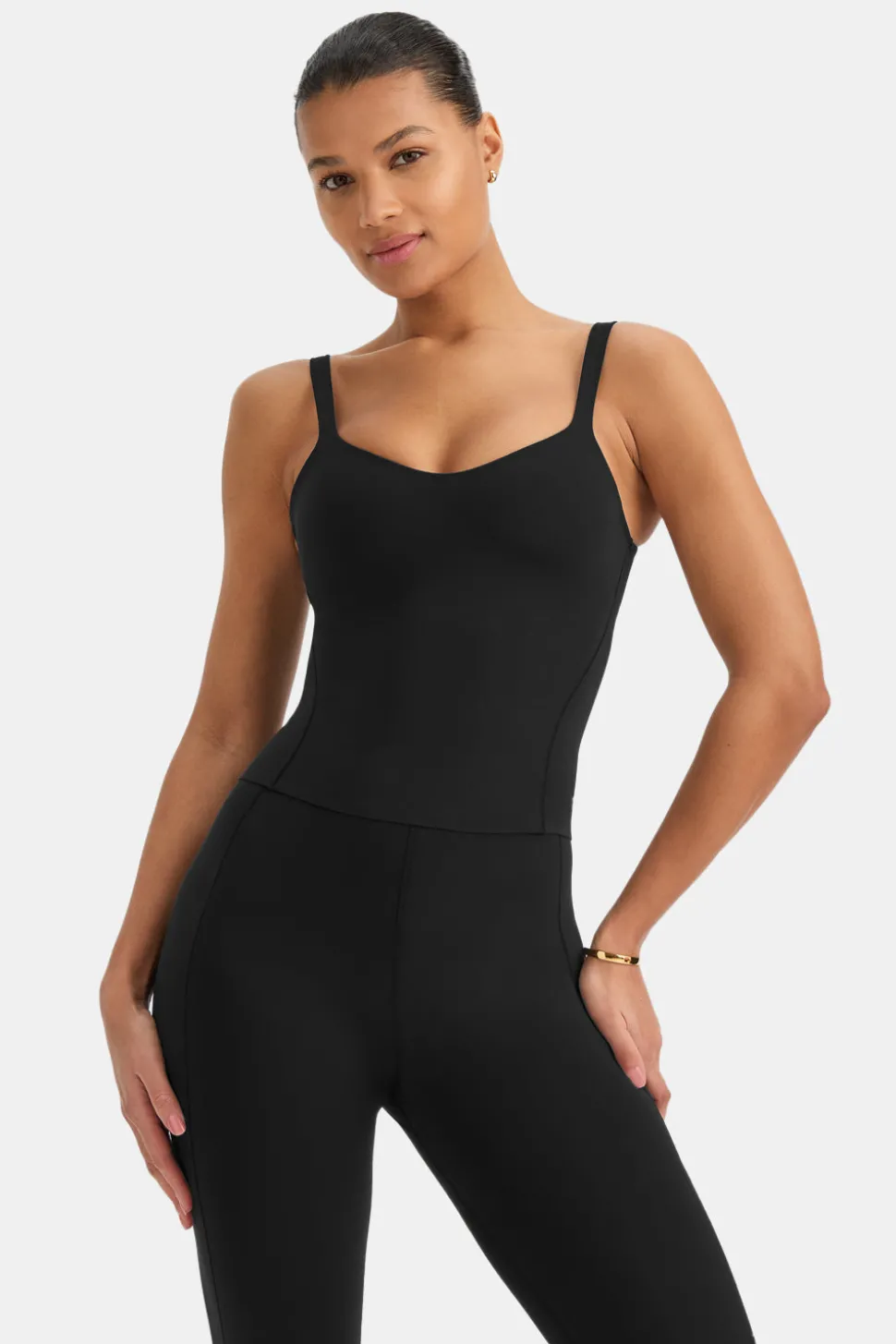AirForm Lift Tank - Black - Flattering Active